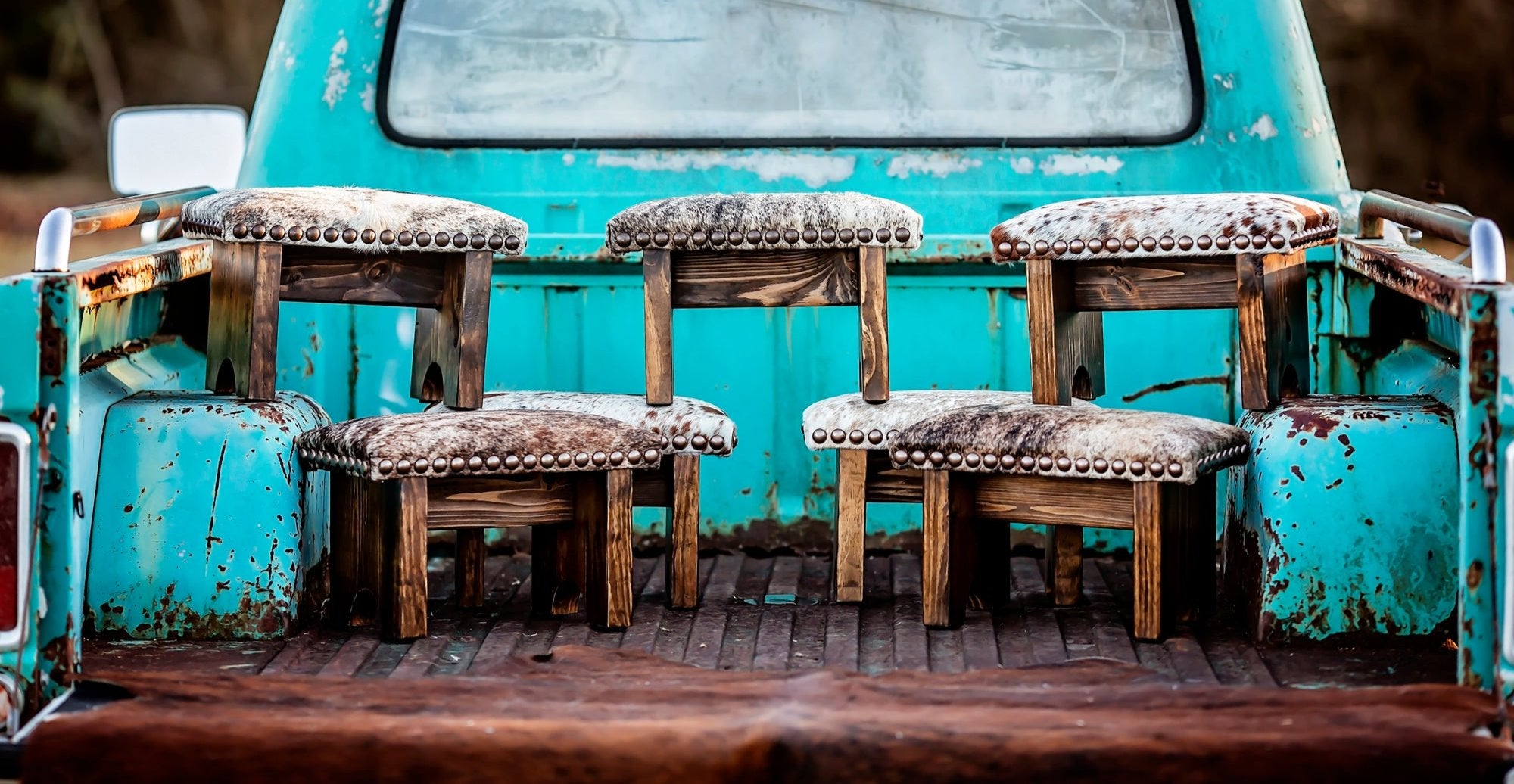 Cowboy Copper Step Stool Desert Canary